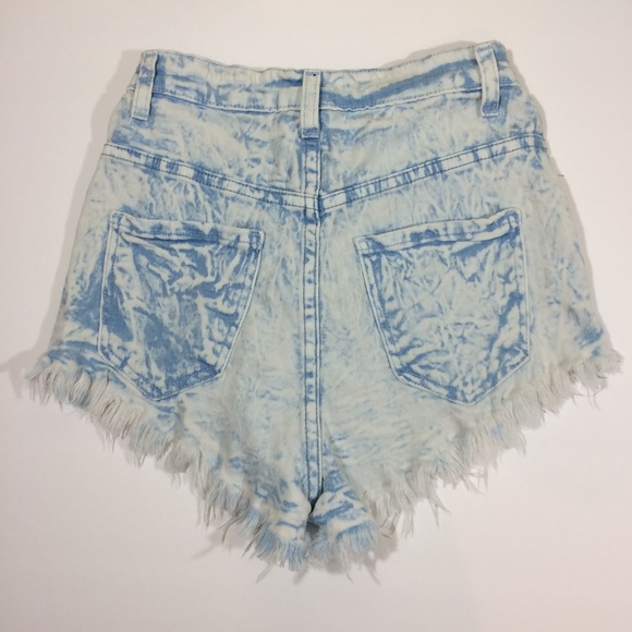 Aphrodite | Shorts | Cut Off Distress Shorts High Waist Acid Wash ...